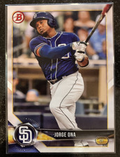 Jorge Ona Baseball Trading Card Checklist