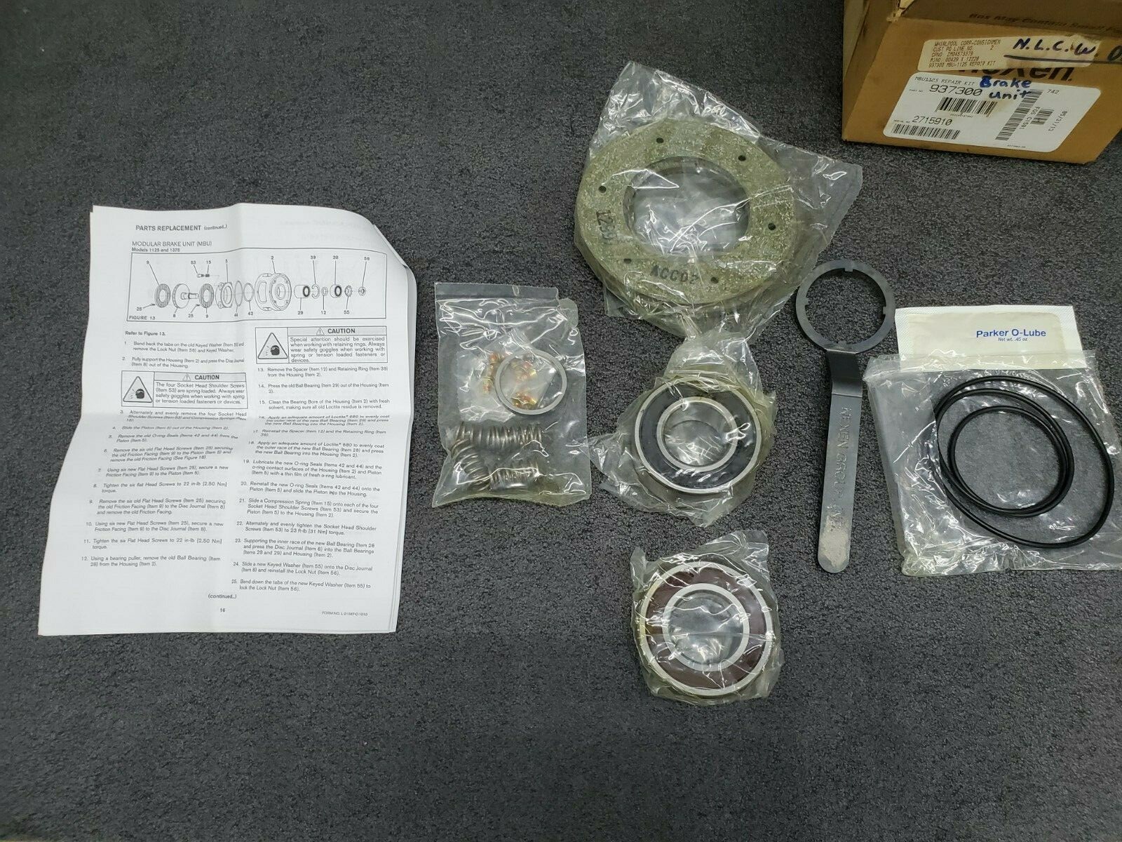 Nwe Nexen MBU1125 Repair Kit 937300 for sale online | eBay