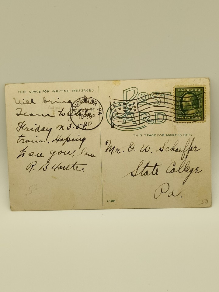 1912 Ten Hour House Lancaster Pa Post Card A4 | eBay