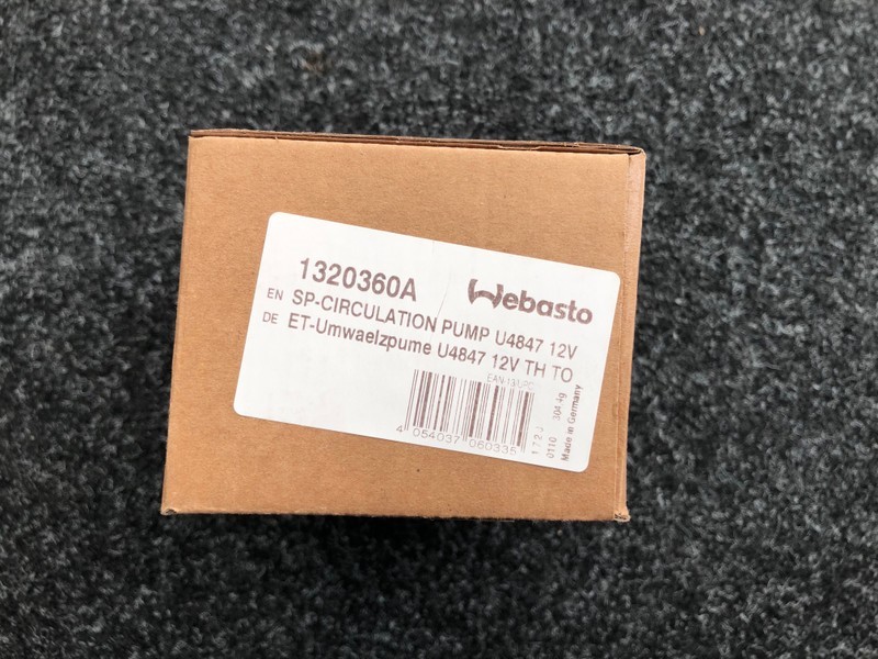 Webasto 1320360A Umwälzpumpe U4847 12V Wasserpumpe Thermo Top E, C, P ...