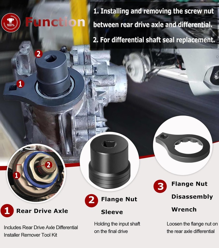 For BMW Rear Drive Axle Differential Installer Remover Tool Fit X3 X5 ...