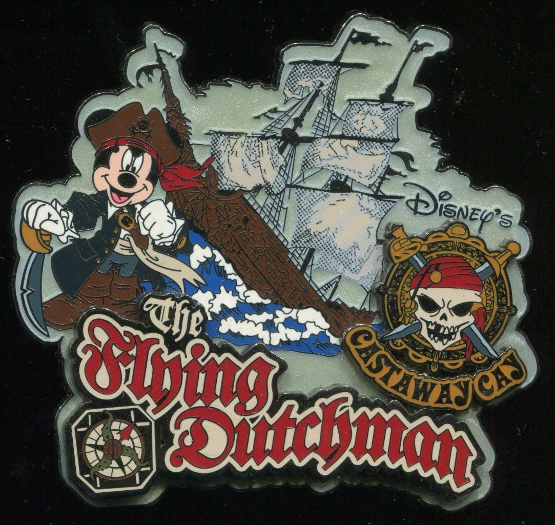 DCL Featured Artist 2007 Flying Dutchman Castaway Cay LE 500 Disney Pin ...