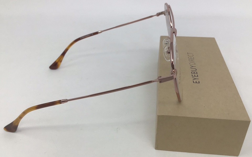 Eyebuydirect Eight 54-18-145 C3 Aviator Rose Gold Eyeglasses FRAMES ...