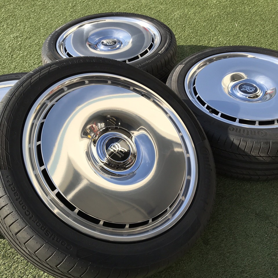 22 PHANTOM OEM GENUINE RIMS TIRES WHEELS STOCK FACTORY 22" ROLLS ROYCE ...
