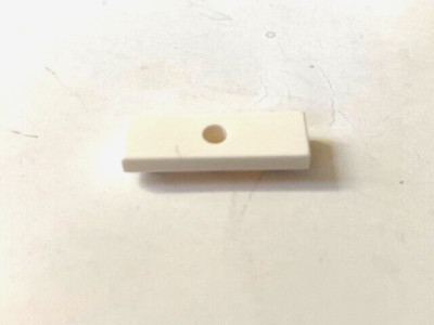 LEGO Parts: 1x3 Modified Tile w/ Center Hole, Part #35459, White - 1 Pc ...