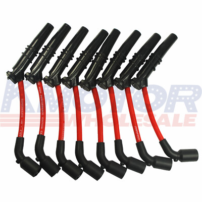 Huge Spark Plug Wires Set For Chevy Pontiac Chevrolet LS1 LS2 LS3 ...