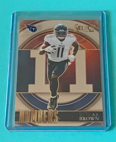 AJ Brown 2021 Panini Select Numbers Insert #SN-25 Tennessee Titans H | eBay