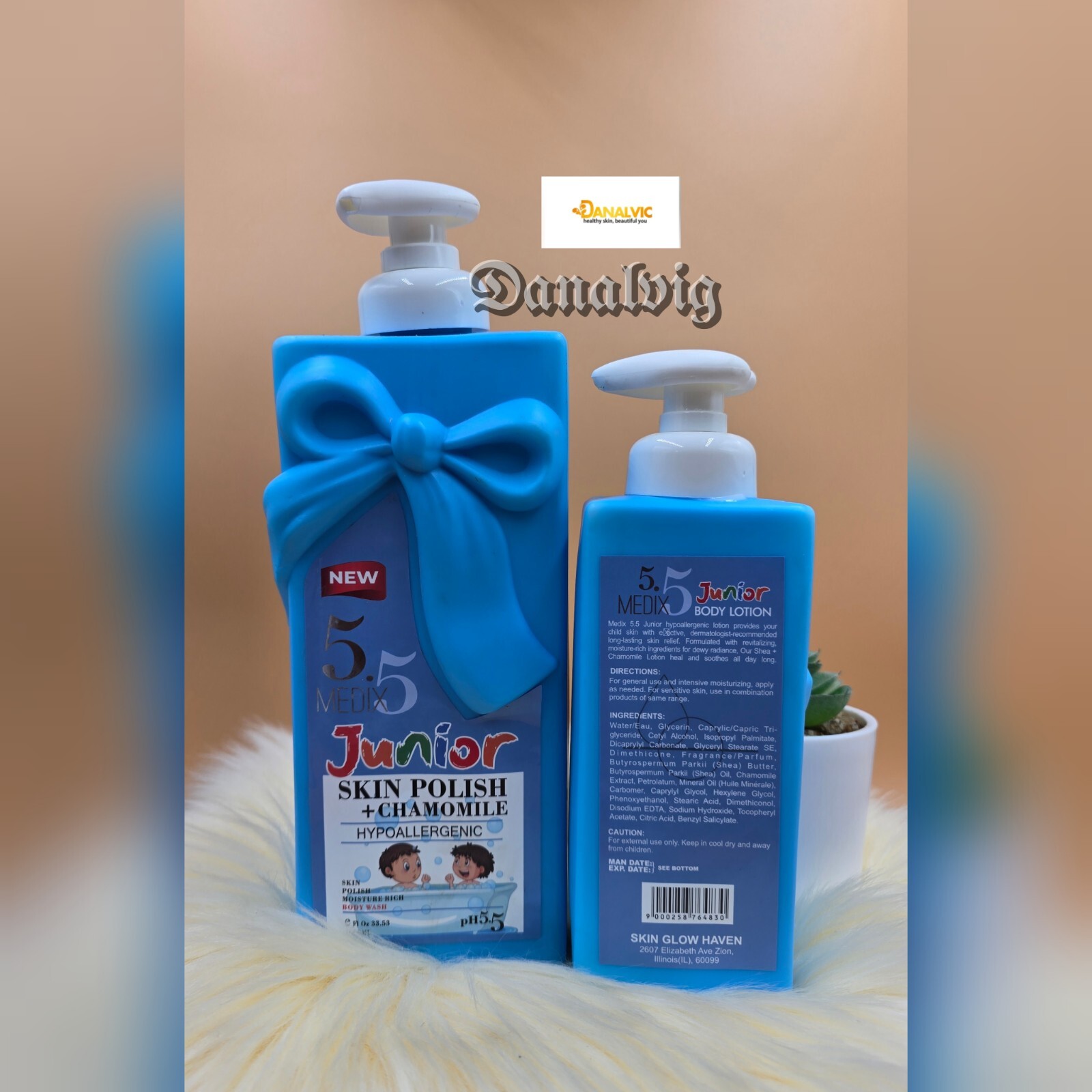 Medix5 Junior Skin Polish + Chamomile Kids & Teens Moisturizing Lotion ...