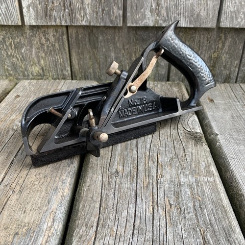 Very Nice Vintage Stanley No 78 Rabbet Plane Complete w Fence and Depth ...