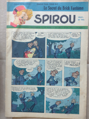 Journal de Spirou 738 - 15 Année 1952 - FRANQUIN - complet de ses 24 pages | eBay