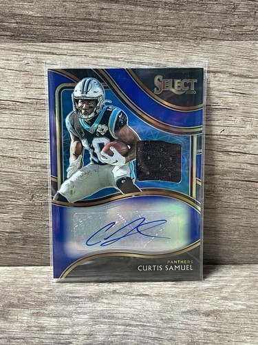 2020 Panini Select Signature Memorabilia /75 Curtis Samuel #SM-CUS Auto ...