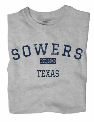 Sowers Texas TX T-Shirt EST | eBay