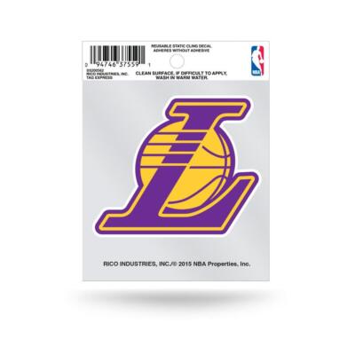 Los Angeles Lakers Small Static Window Cling [NEW] NBA Car Truck ...