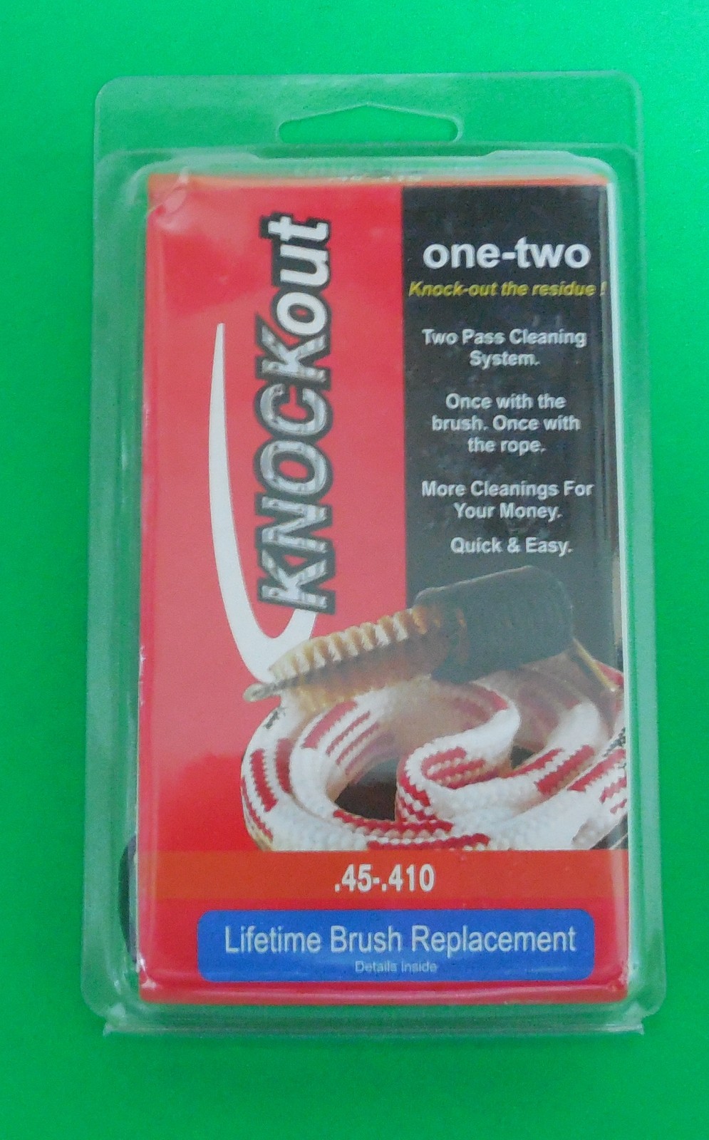 CLEAN GUN KNOCKOUT 45 CALIBER 2 PASS GUN ROPE CLEANER | eBay