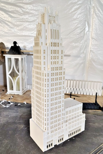 N Scale High Rise Building/Skyscraper (~25.4" tall) - American Radiator ...
