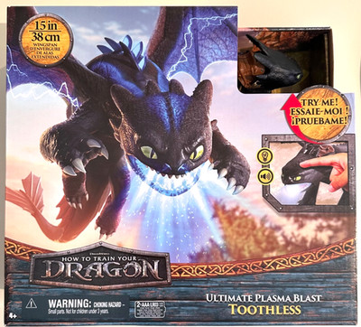 How to Train Your Dragon Ultimate Plasma Blast Toothless w/ Lights ...