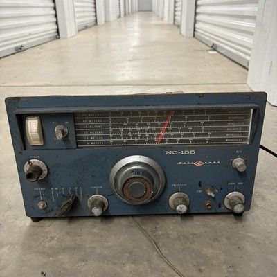 National NC-155 HAM Radio Receiver FOR PARTS OR REPAIR NOT WORKING READ ...
