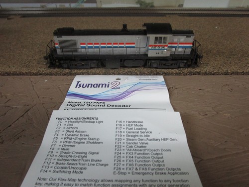 ATLAS HO RS-1 WITH DCC & SOUNDTRAXX "TSUNAMI 2" SOUND AMTRAK EXCELLENT ...