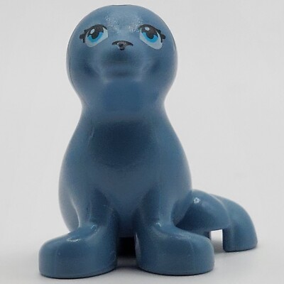 Lego Animals Sand Blue Seal With Black Nose - Friends Minifigures ...