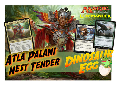 Atla Palani, Nest Tender MTG EDH Commander Deck , DINO EGGS! | eBay