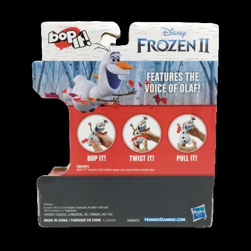 Disneys Frozen 2 Bop It Olaf Game Hasbro Gaming with Olafs Voice NEW IN ...