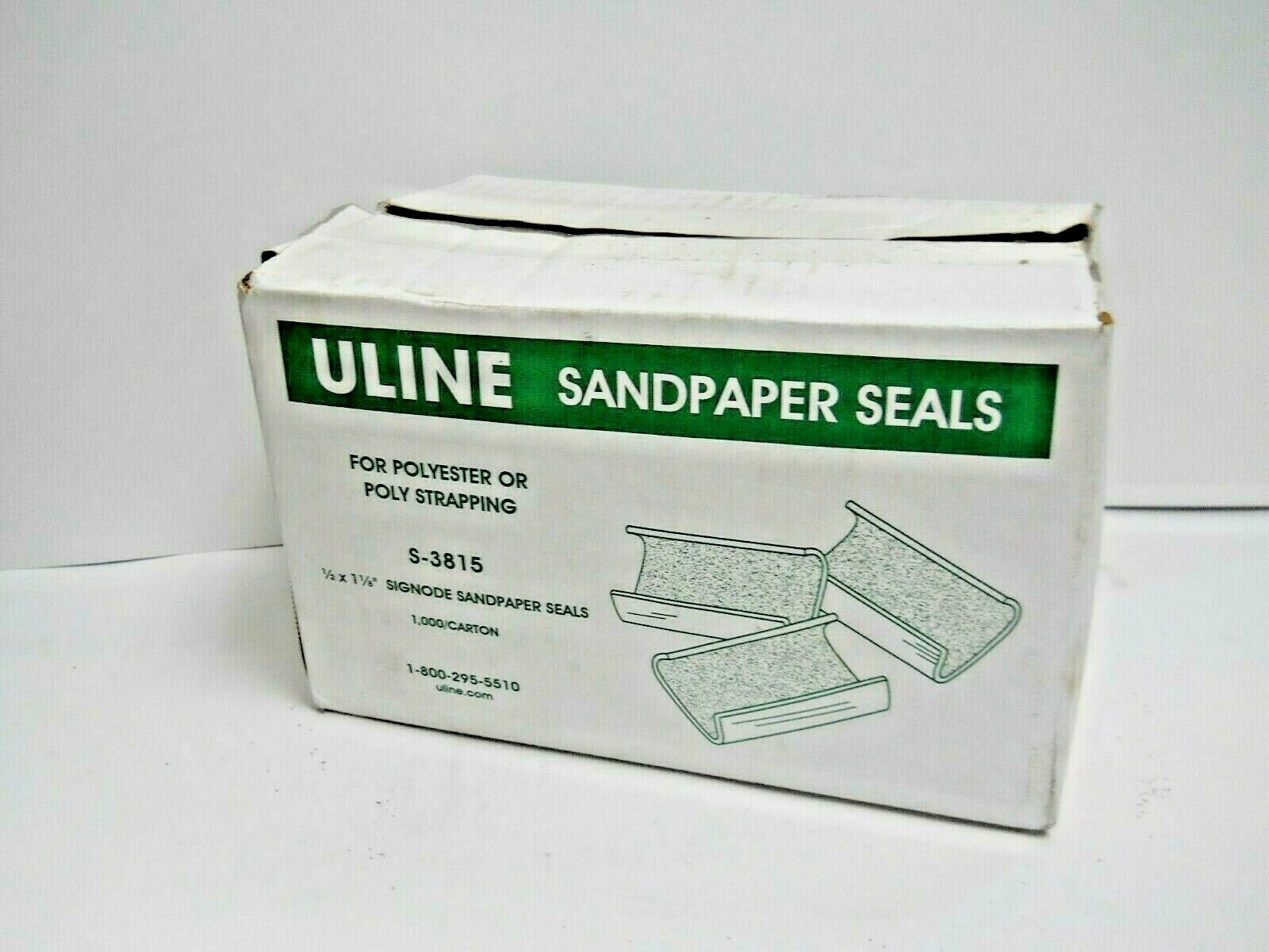 ULINE+SANDPAPER+SEALS+1%2F2%22+X+1+1%2F8%22+S-3815+FOR+POLYESTER%2FPOLY ...