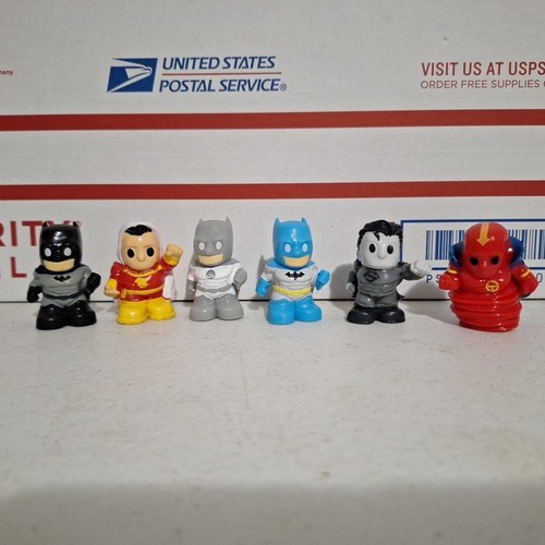 Lot of 6 DC Comic Ooshies Pencil Toppers White Lantern Batman Superman ...