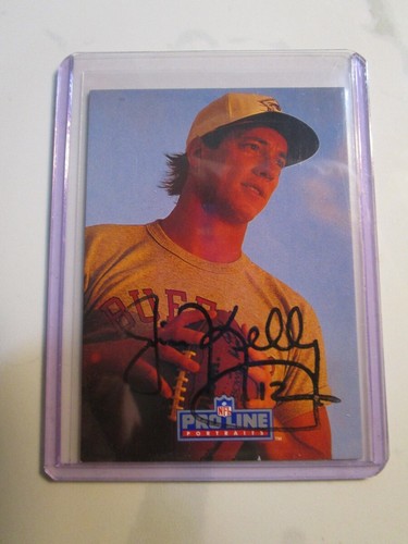 Autographed Jim Kelly 1991 Pro Line Portraits #1- | eBay