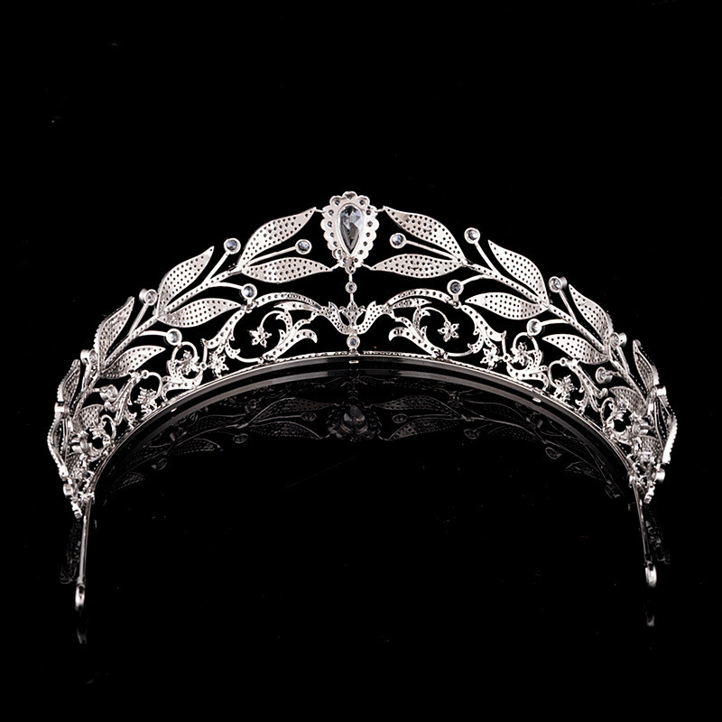 Luxury All CZ Cubic Zirconia Classical Queen Princess Tiara Crown For ...