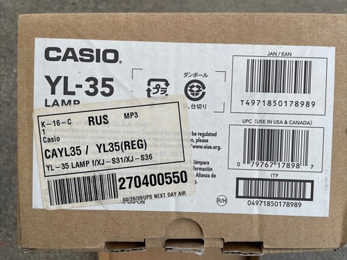 Casio YL-35 Projector Lamp & Housing XJ-S31 / XJ-S36 / XJ-S41 / XJ-S46 ...
