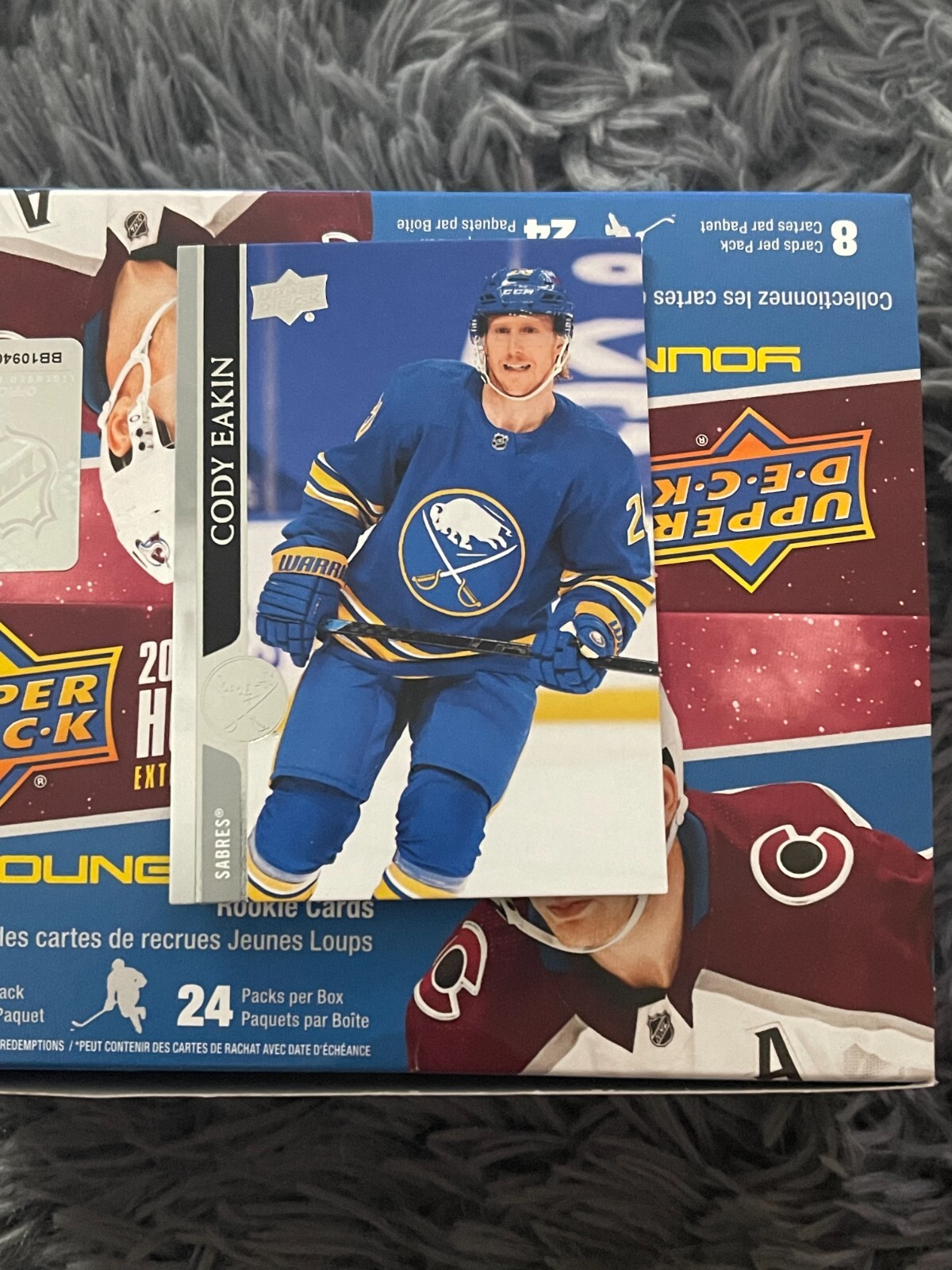 Upper Deck NHL 2020-2021 Cody Eakin Sabres - 1 card | eBay