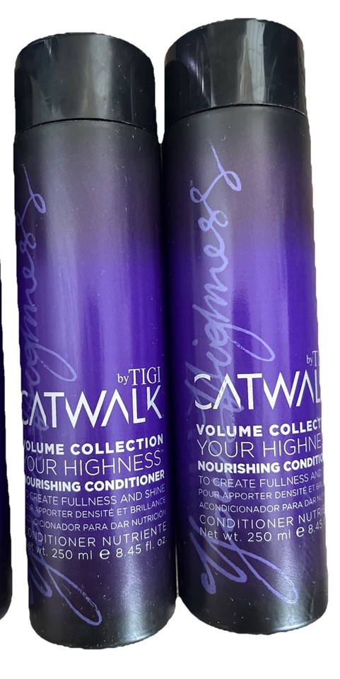 4X Tigi Catwalk Volume Collection Your Highness Nourishing Conditioner ...