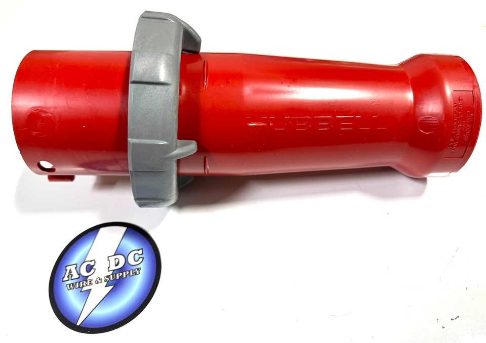 Hubbell Hbl4100p7w Iec Pin And Sleeve Plug,3P,4W,100A,480V 783585404042 ...