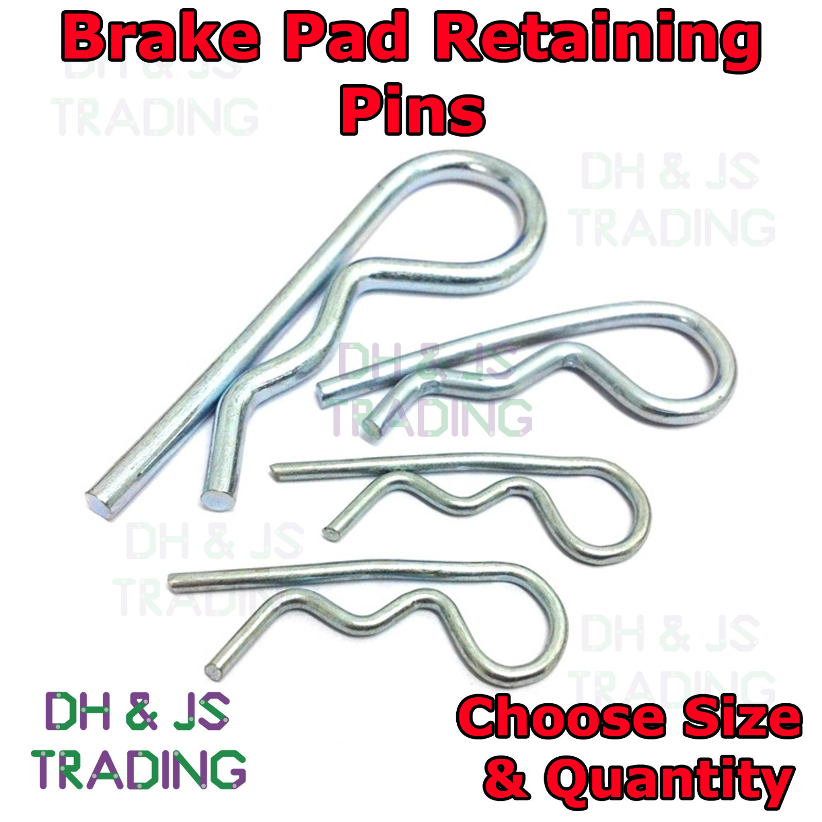 Brake Pad Retaining Clips R Clip Cotter Pin Clips To Suit Brake Disc ...