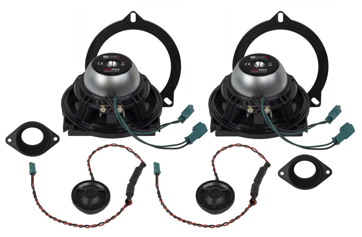 MB Quart QMB100C 2-Wege 10 cm Lautsprecher kompatibel mit BMW 7er G12 ...