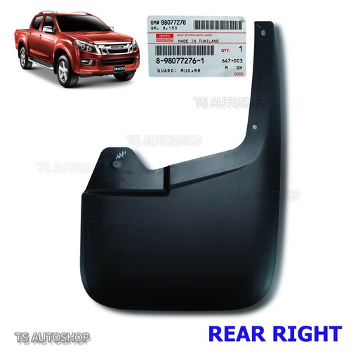For Isuzu D-Max V-Cross 4dr 4x4 2012 - 2016 Right Rear Mud Flap Splash ...