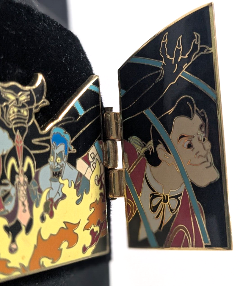 Hinged Doors Disney Villains Pin Chernabog Scar Jafar Captain Hook ...