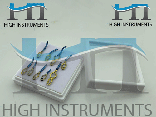 Aneurysm clips Neurosurgery 9-pcs Set In titanium New Look Premium ...