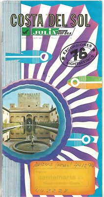 1976 COSTA DEL SOL TRAVEL BROCHURE | eBay