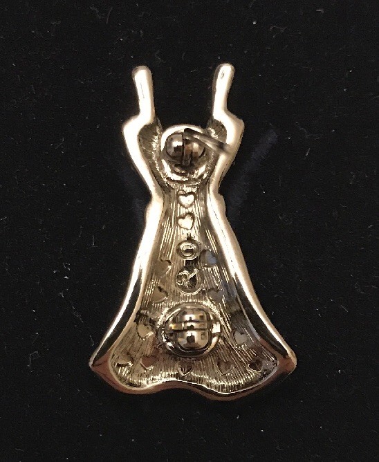 Swarovski Red Dress Pin Brooch 1513952 With Box & Certificate | eBay