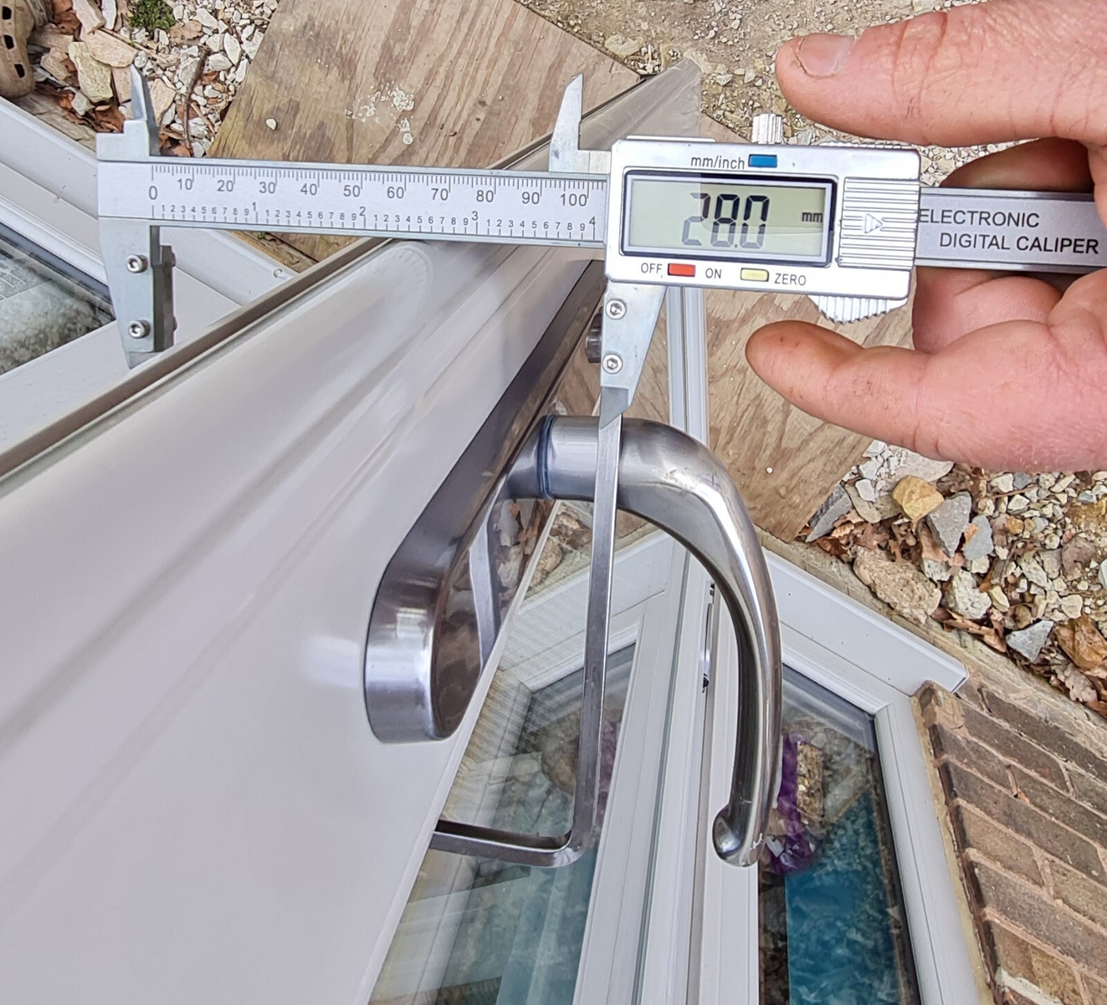 Digital Double glazing Measure window glass in the frame Tool Deep ...