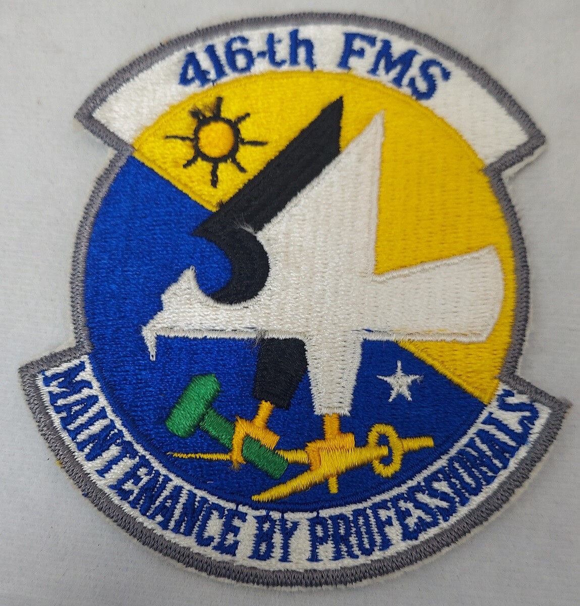 USAF Air Force 416th FMS Field Maintenace Squadron Patch -E | eBay
