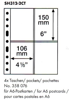 4 Pocket GRANDE EASY Collector's Sheets pack of 10 postcards | eBay ...