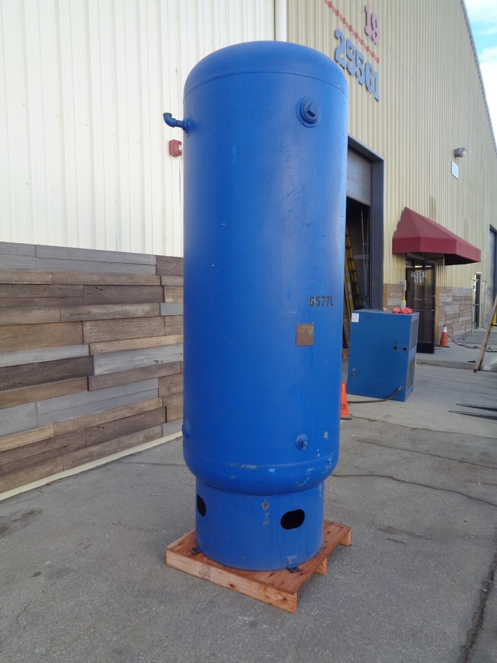 1998 Brunner 400 gallon vertical air receiver tank compressor Quincy | eBay