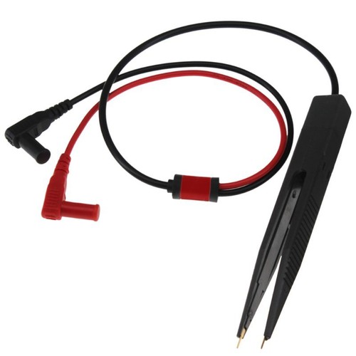 Chip Resistance Test Clip Grip Probe Multimeter Meter Capacitor Tweezer ...