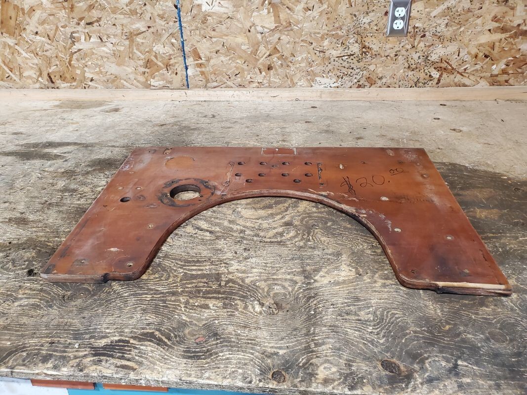 1911 Original Ford Model T Firewall Mfg By Syverson Cabinet Company ...