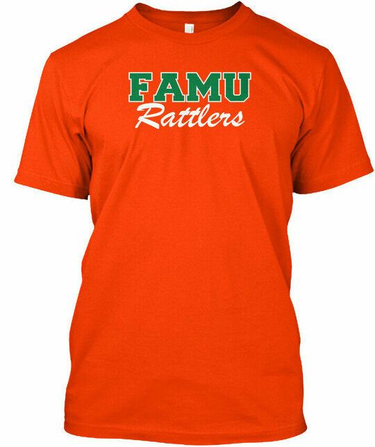Famu Rattlers Pride Cotton Crew neck short sleeve T-Shirt Made in USA S ...