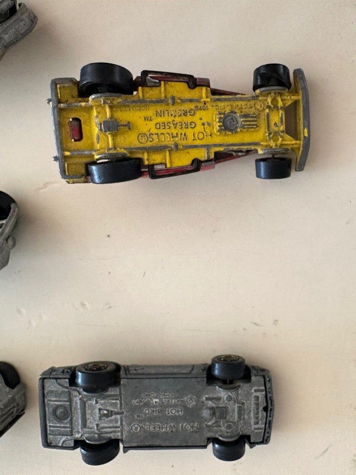 Lot Of 7 Vintage Hot Wheels Diecast Cars 1:64 Greased Gremlin Hot Bird ...