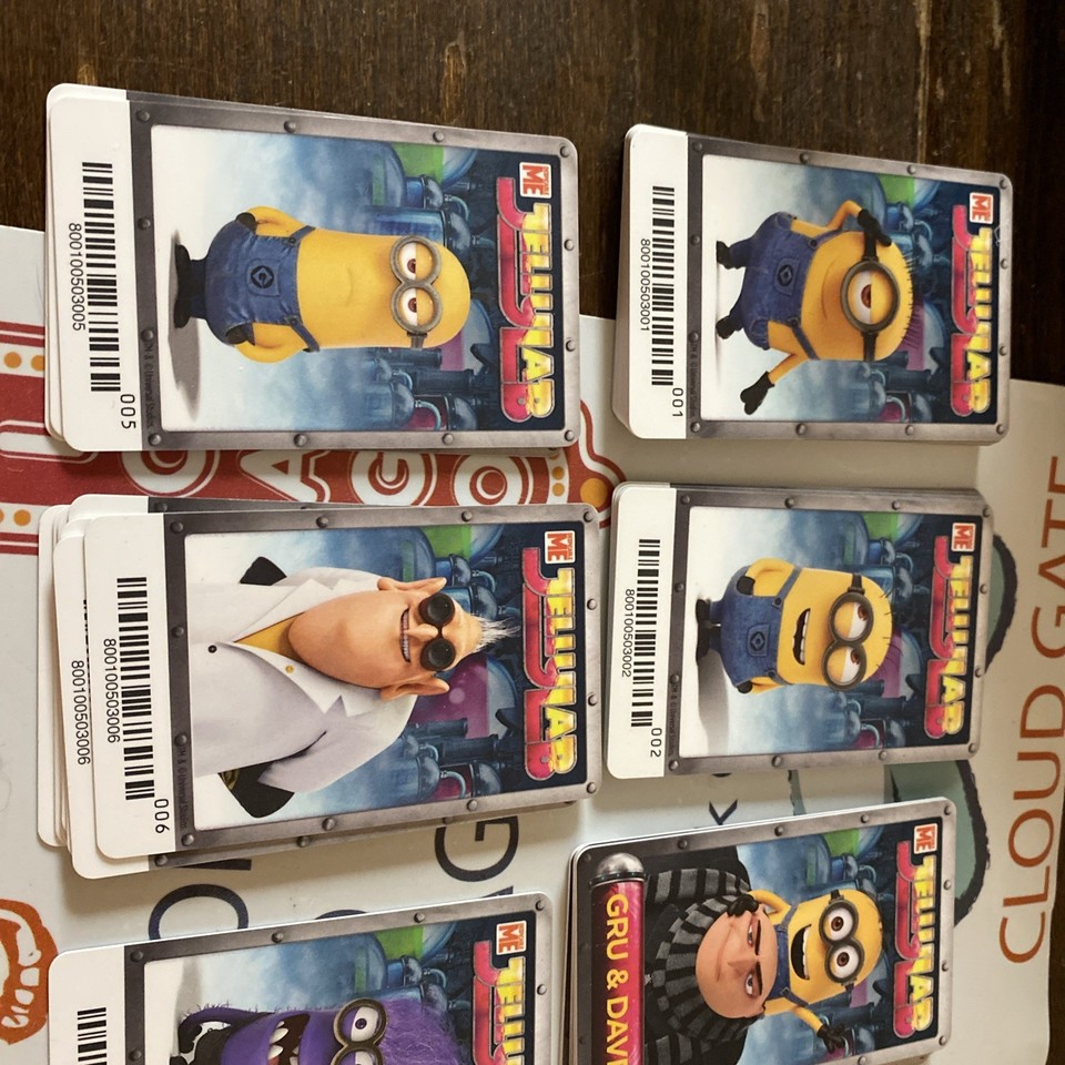 Despicable Me Jelly Lab Trading Cards – Lot of 44 Minions, Evil, Gru,Dr ...