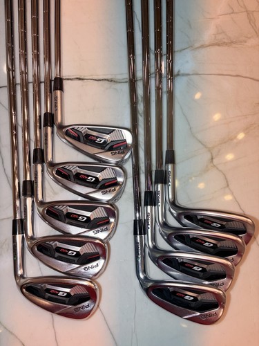 Ping G410 Irons 5-PW, SW, UW, LW - 9 Clubs Steel & Stiff Flex | eBay